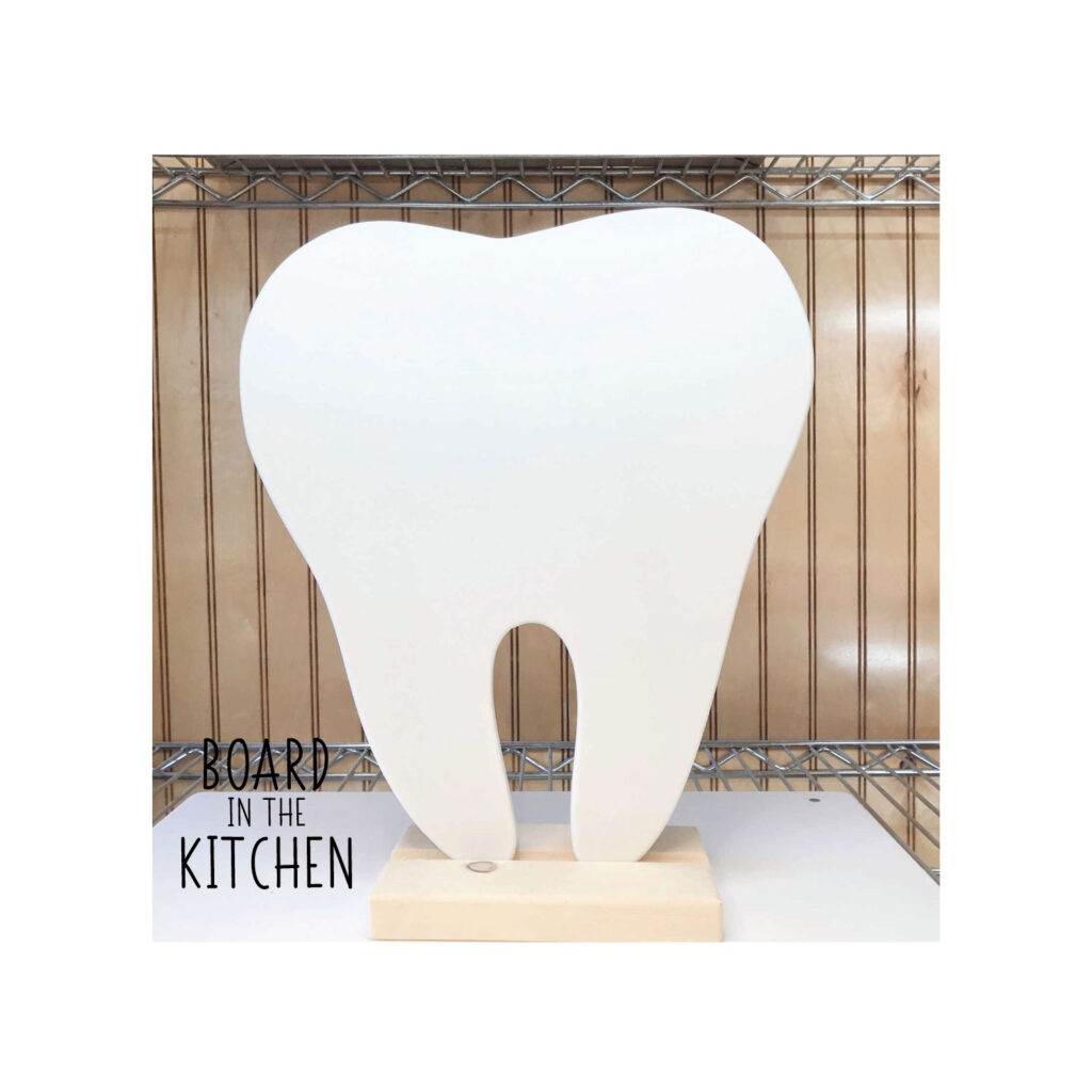 TOOTH Custom Cutting Board, Solid Surface Cutting Board, Tooth Decoration